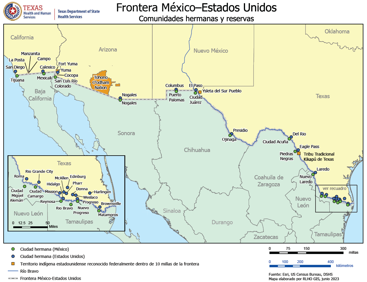 La parte texana de la frontera Estados Unidos-México | Texas DSHS